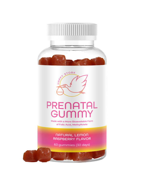 Prenatal Gummy with Methylfolate | Fertility Supplements | Happy Stork